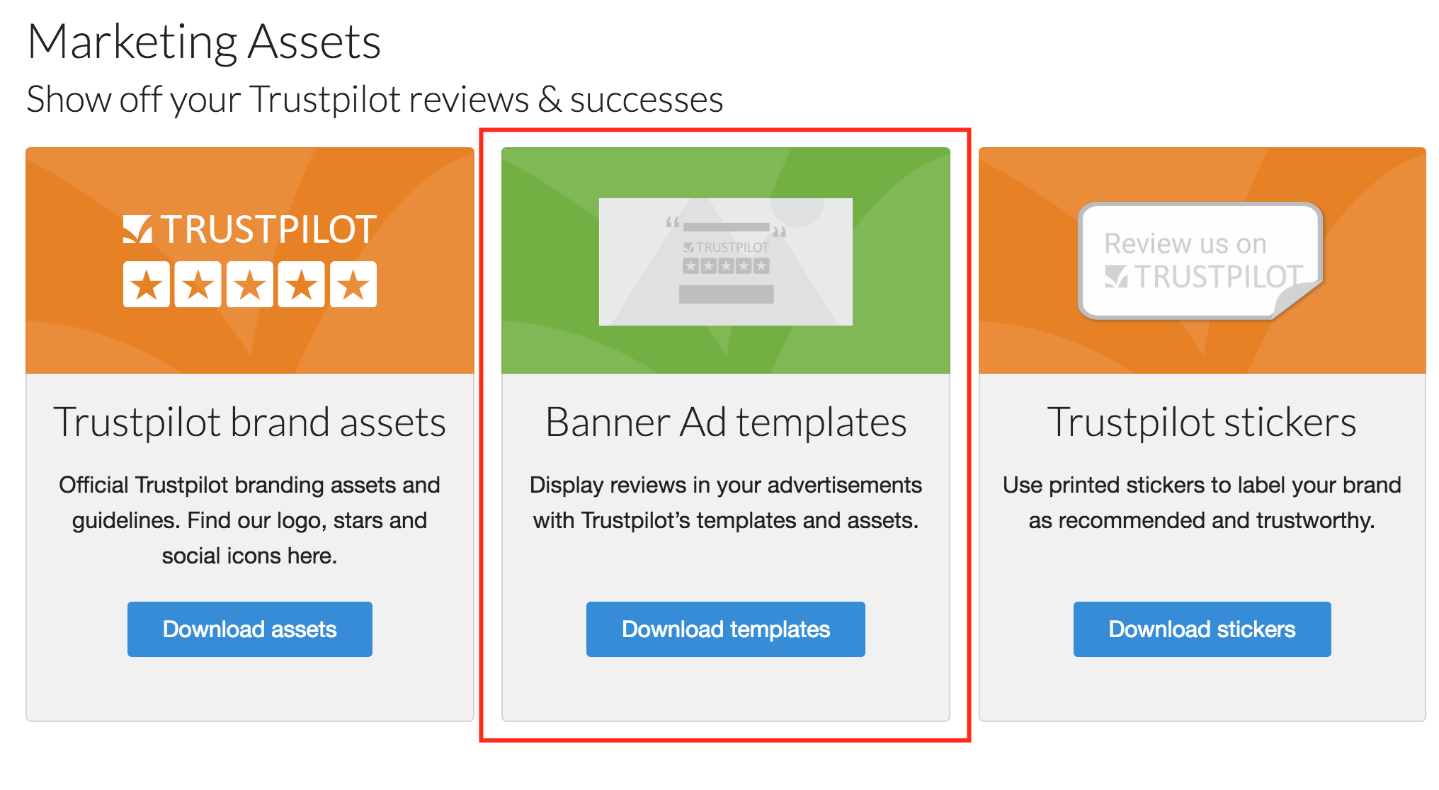 Getting started with Trustpilot Marketing Assets – Trustpilot Support ...