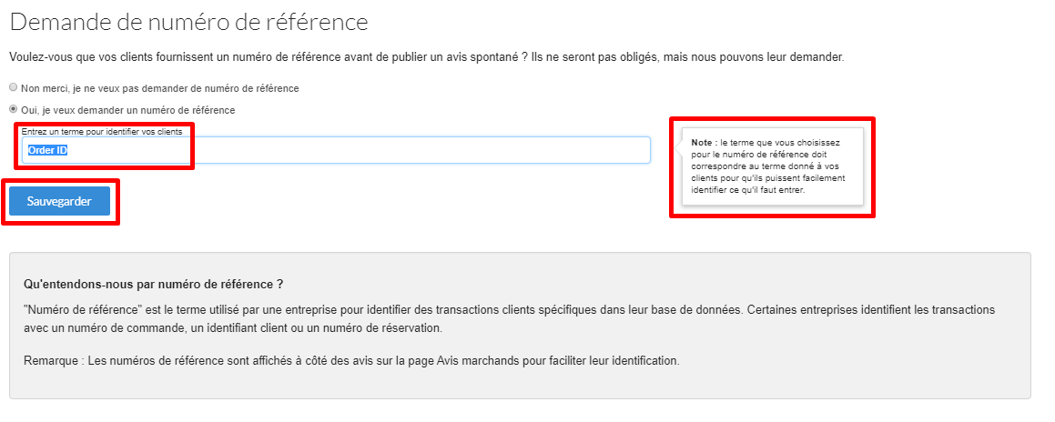 Demander un numéro de référence aux auteurs d'avis – Trustpilot Centre ...